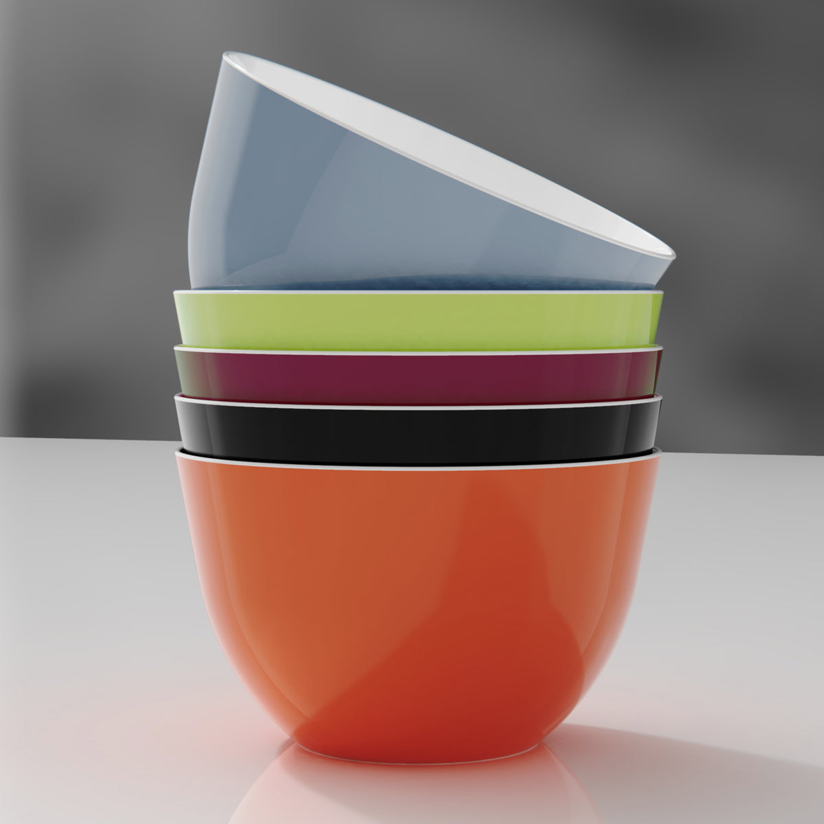 Trebonn Pile L Stackable Bowl Set - Rainbow — HAUSwares