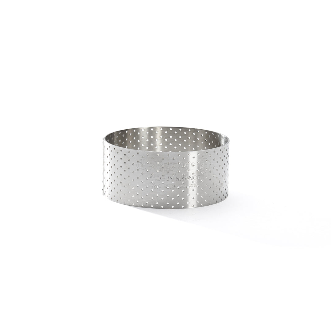 De Buyer 7.5cm Perforated Round Tart Ring — HAUSwares